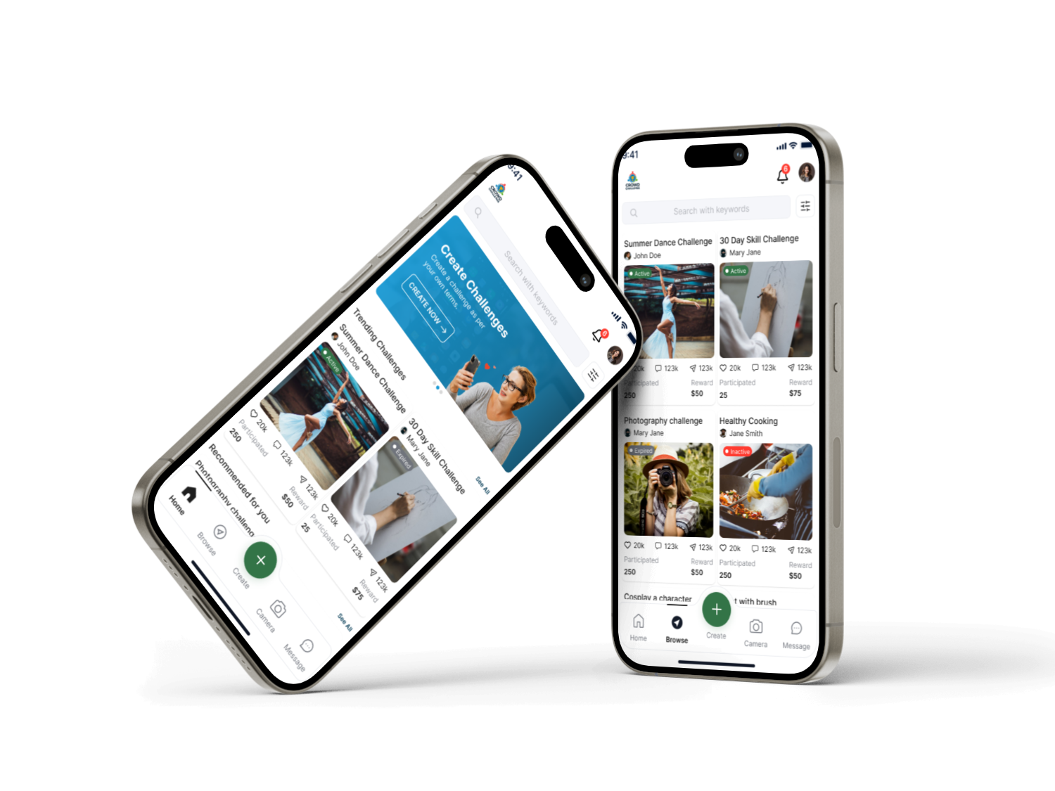 Crowd Challenge - Create, Join & Win Challenges